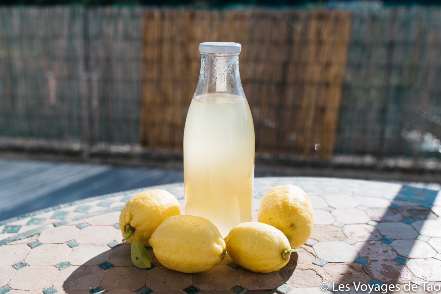 Recette de Sirop de citron maison - Les voyages de Tao